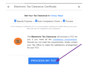 8 Steps to get your electronic tax clearance certificate (E-TCC) - The SCG Chartered Accountants